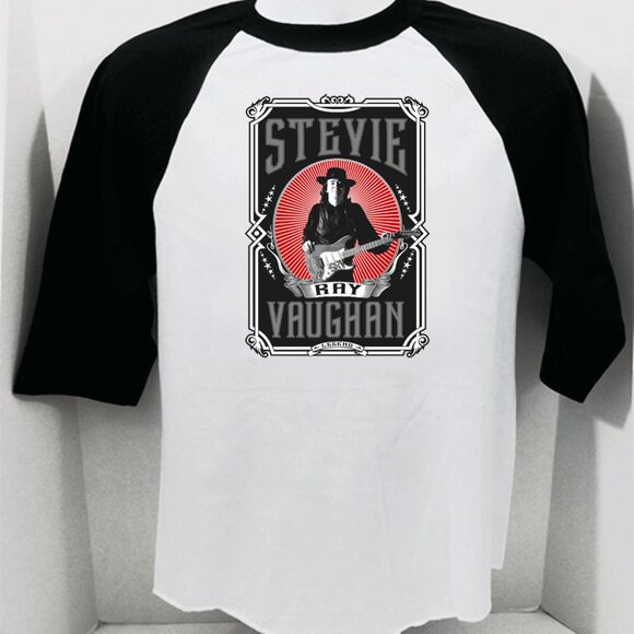 Shirts | New Stevie Ray Vaughan White T Shirt Vintage Style 7s Southern ...